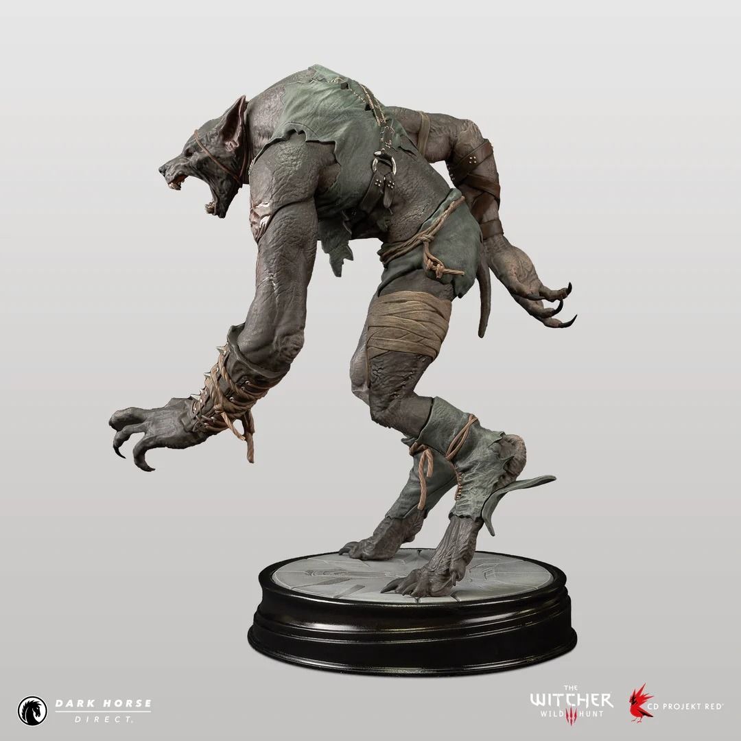 [PO] DARK HORSE The Witcher 3: Wild Hunt Werewolf Statue, Video Gaming ...