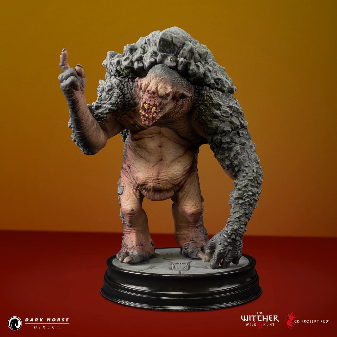 [PO] DARK HORSE The Witcher 3: Wild Hunt Rock Troll Statue, Video ...