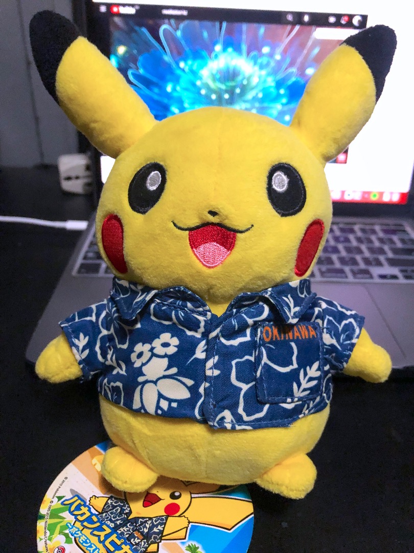 Pokemon Center Pikachu Okinawa Plush, Hobbies & Toys, Toys & Games on ...