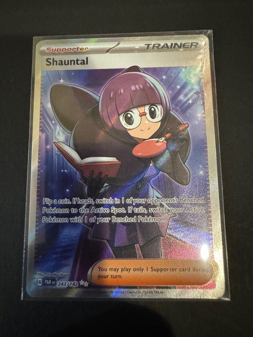 Pokemon SV04 full art trainer, paradol lady full art, parasol lady full ...