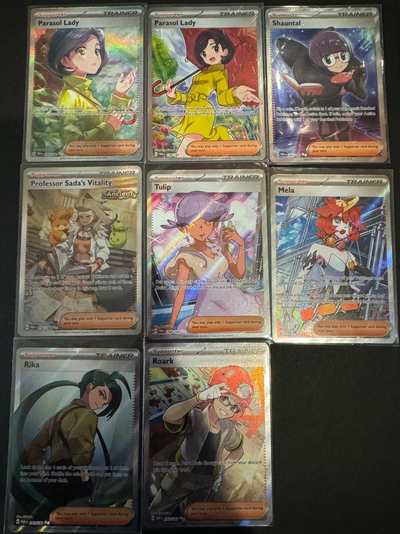 Pokemon SV04 full art trainer, paradol lady full art, parasol lady full ...