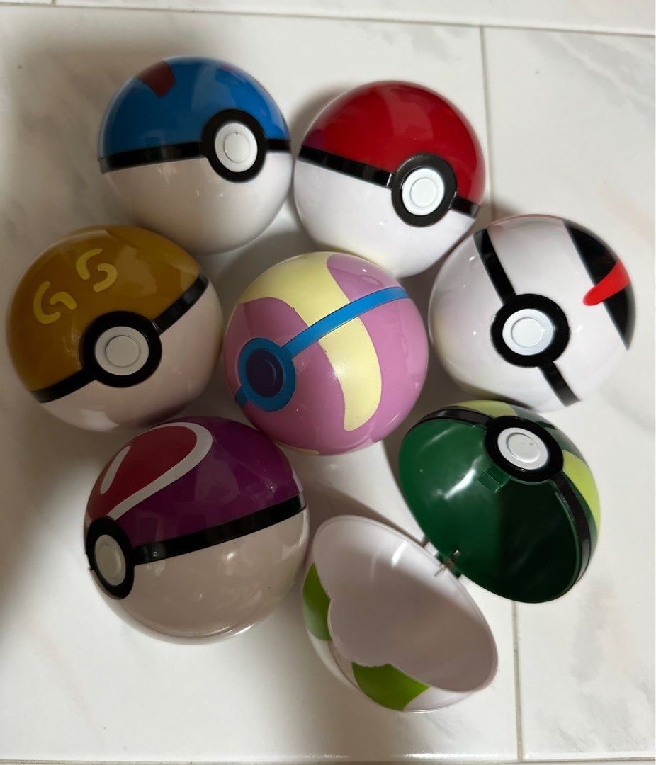 Pokémon balls, Hobbies & Toys, Toys & Games on Carousell