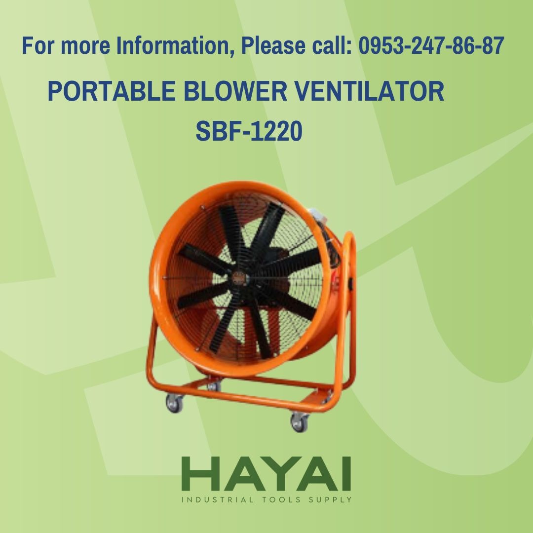 PORTABLE BLOWER VENTILATOR SBF-1220, Commercial & Industrial ...