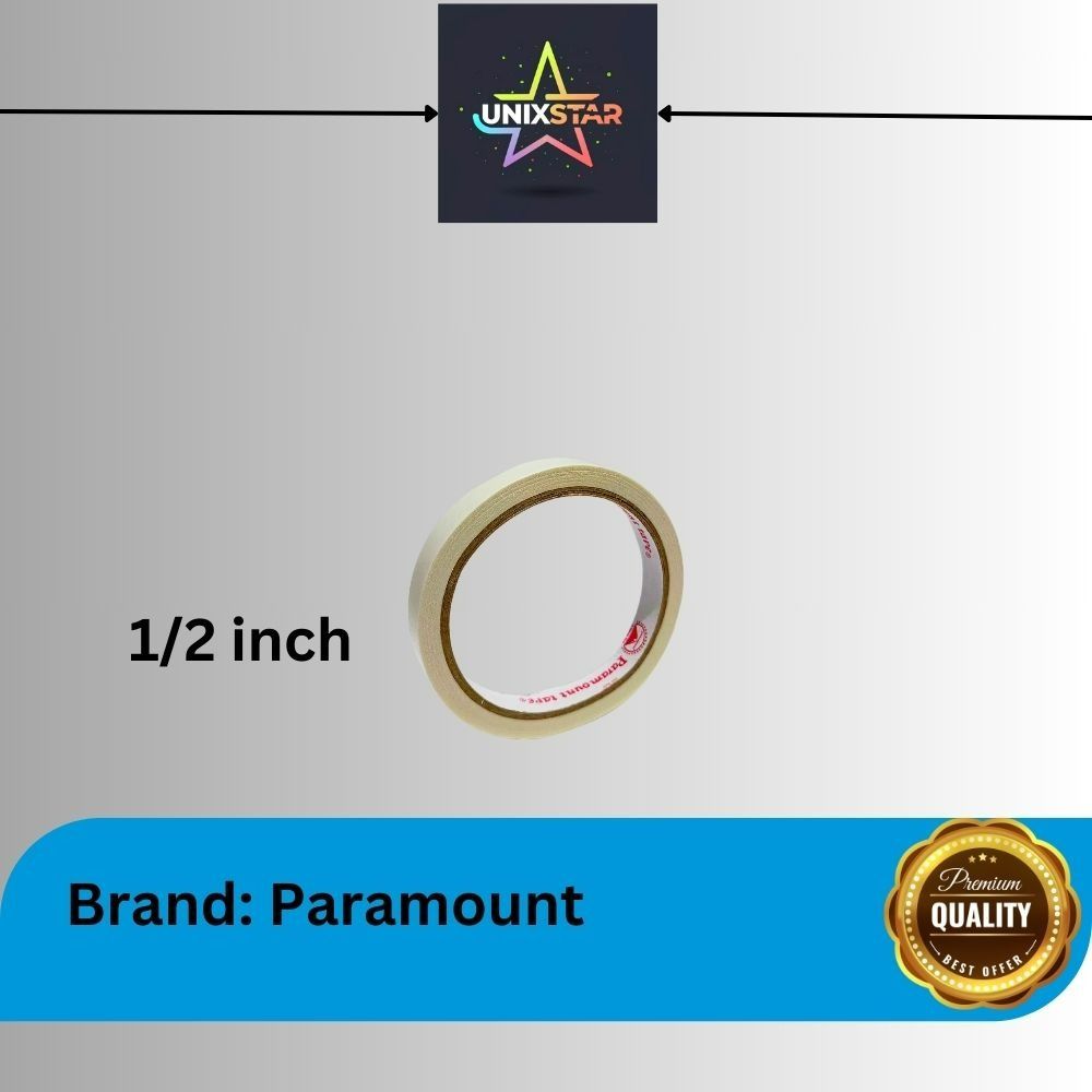 Premium Paramount Double Sided Tape 1/2, 3/4 and 1 inch long Strong and ...