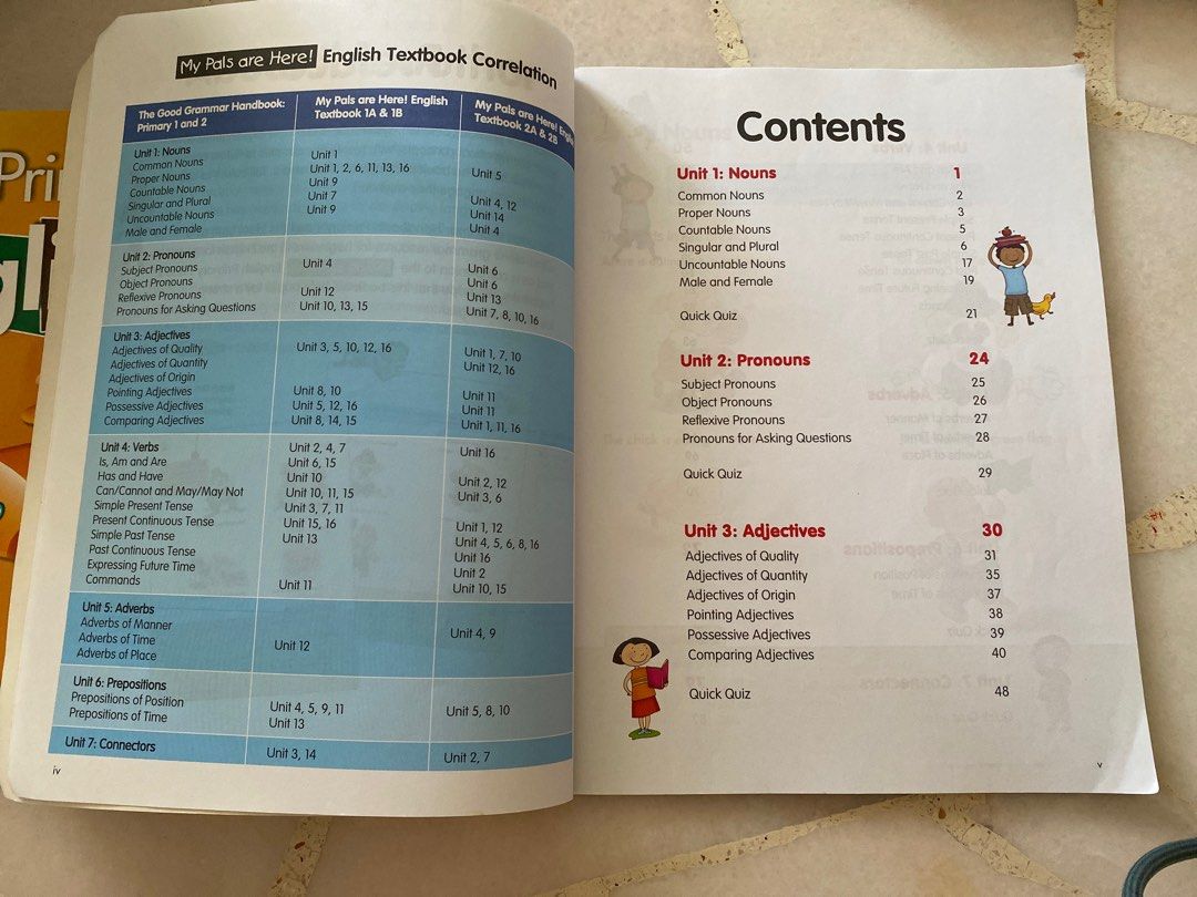 Primary 1 English Revision Books (Set of short exercises and grammar ...