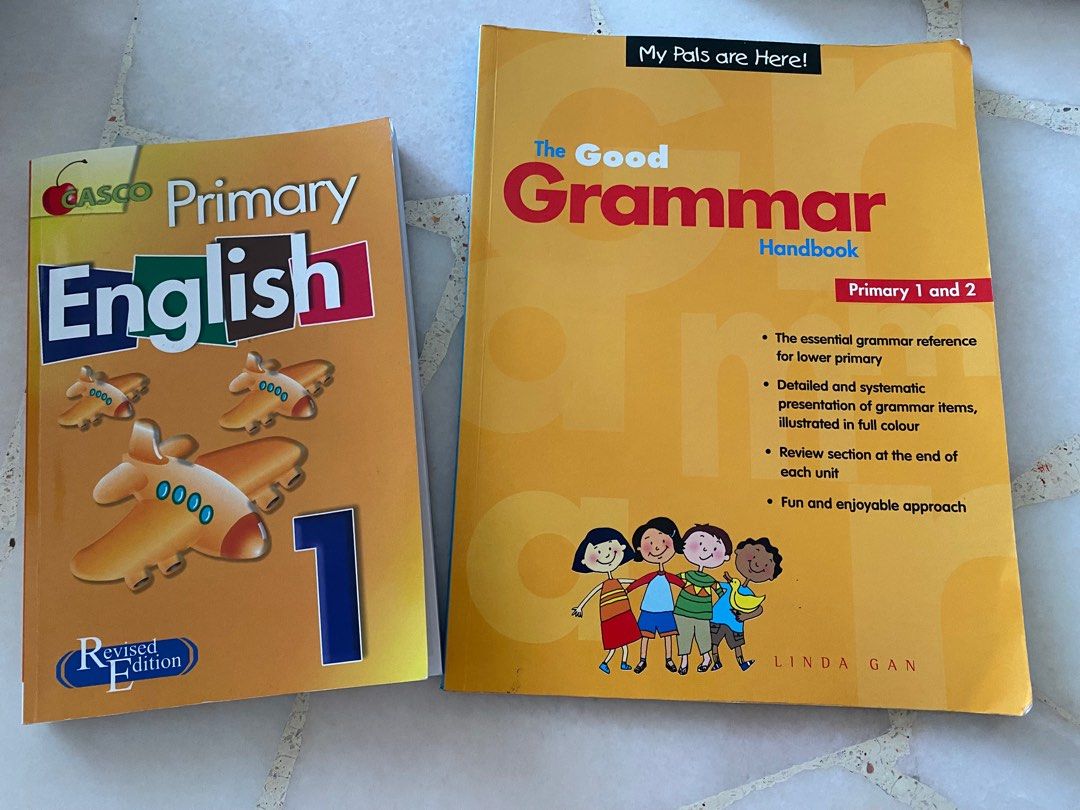 Primary 1 English Revision Books (Set of short exercises and grammar ...