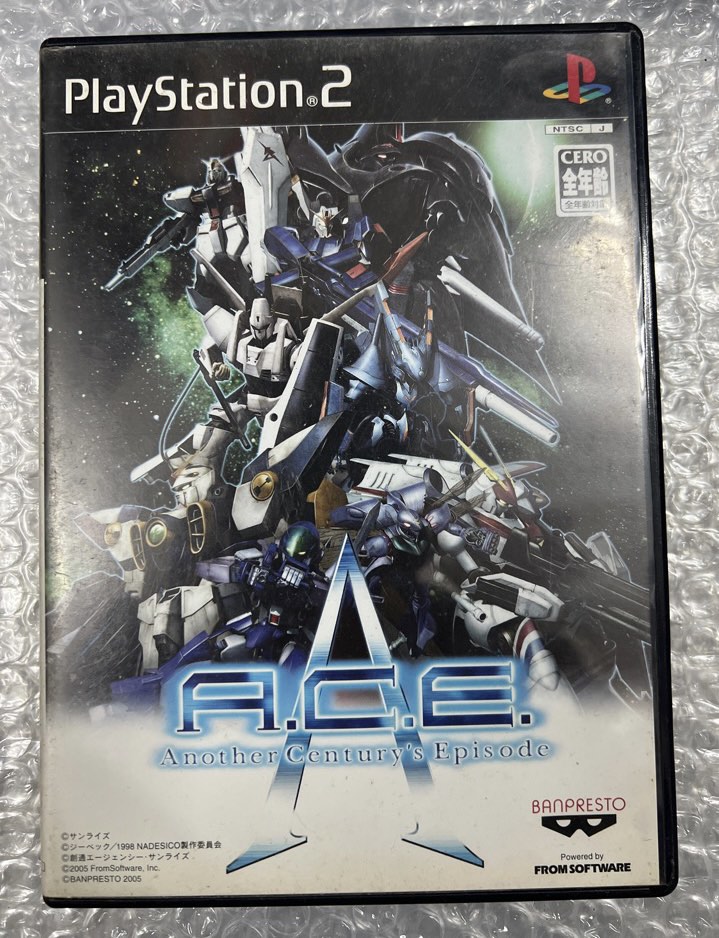 PS2 Game 6033 ACE A.C.E. Another Century’s Episode 異世紀機械人大戰/異世紀機器人大戰 ...