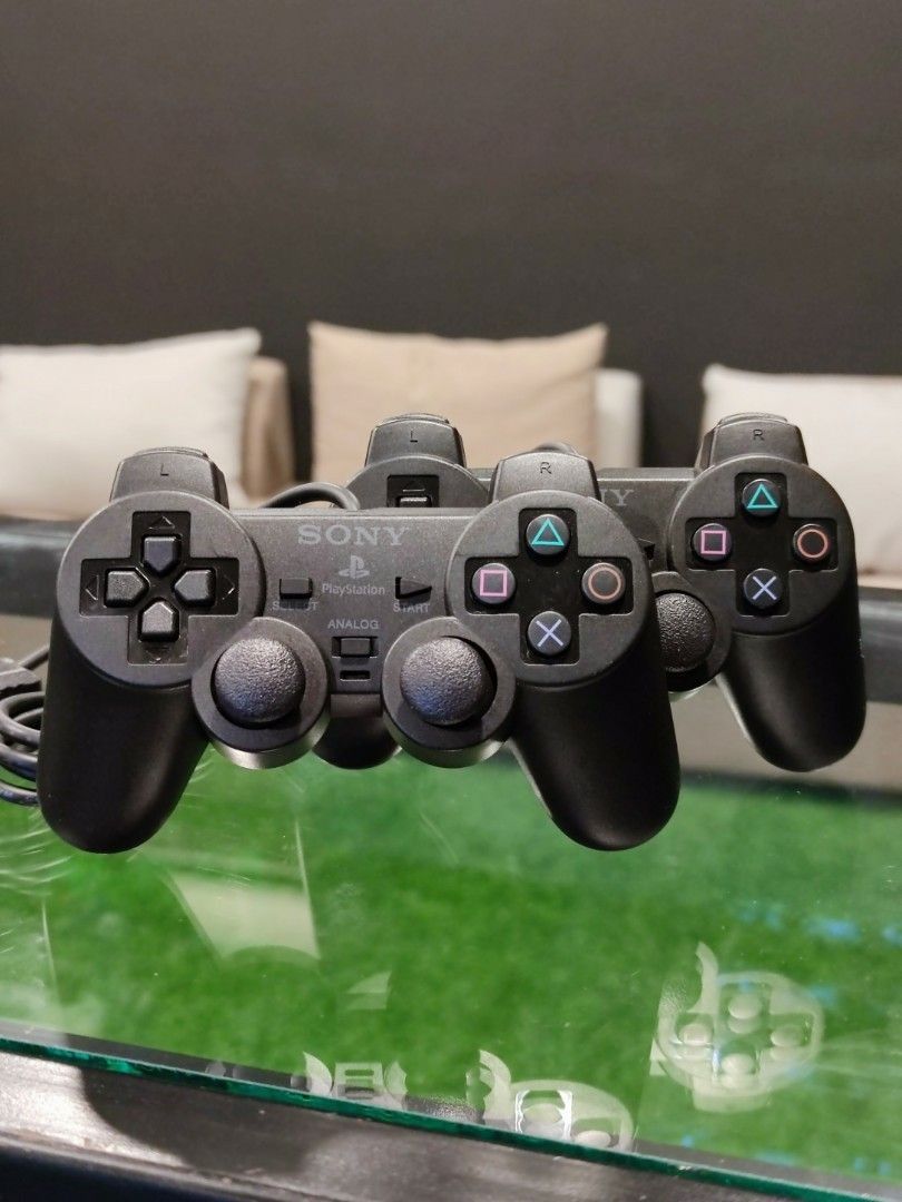 PS2 WIRED CONTROLLER DS2, Video Gaming, Gaming Accessories, Controllers ...