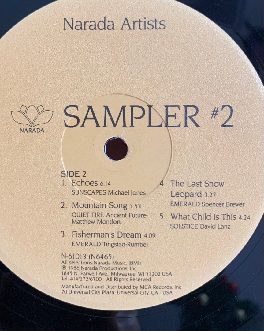 “Rare” Narada Sampler “Audiophile Quality” - Vinyl Record LP, Hobbies & Toys, Music & Media ...