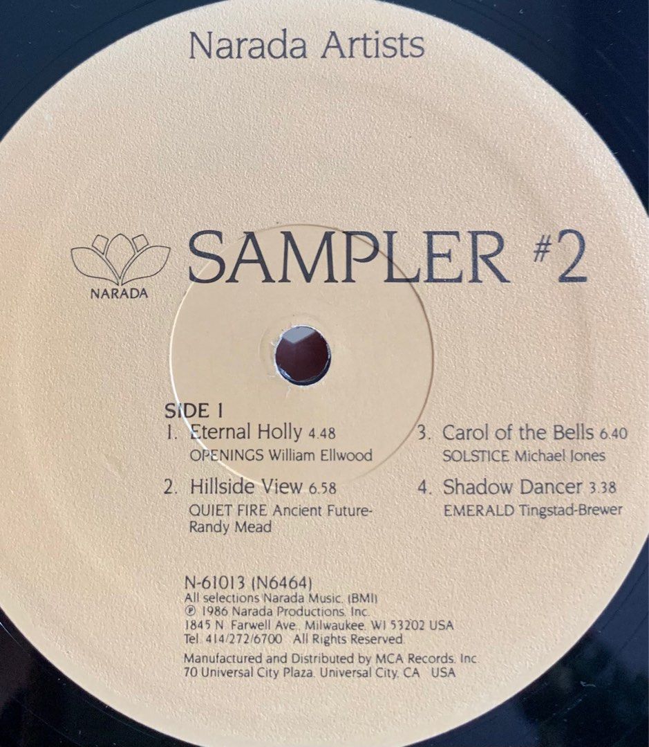 “Rare” Narada Sampler “Audiophile Quality” - Vinyl Record LP, Hobbies & Toys, Music & Media ...