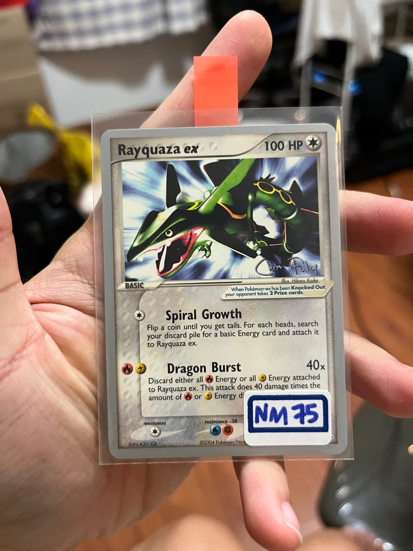 Rayquaza EX World Championship 2004 - Pokemon card, Hobbies & Toys, Toys & Games on Carousell