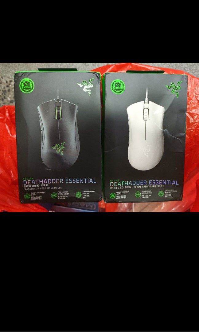 Razer Deathadder Essential Gaming mouse, Computers & Tech, Parts ...