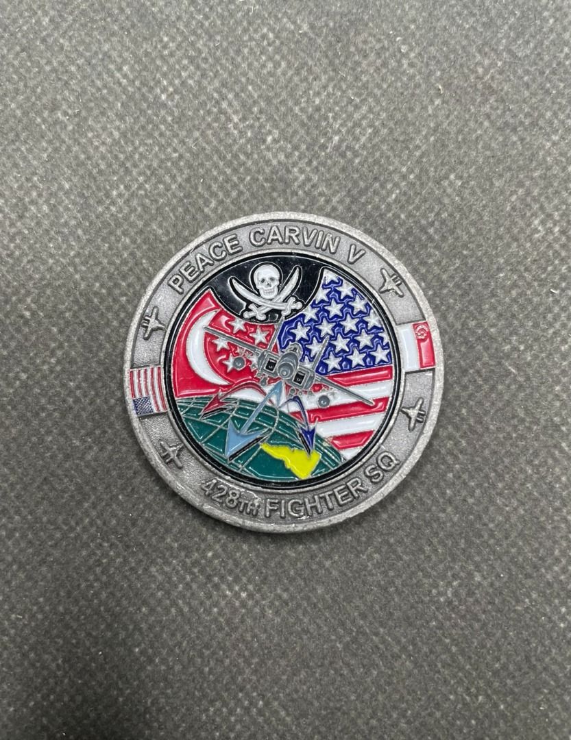 Republic of Singapore Air Force (RSAF) Commemorative Coin [Peace Carvin ...