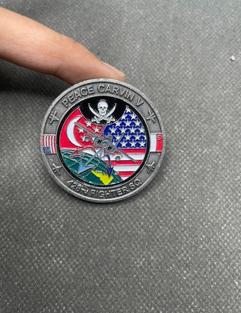 Republic of Singapore Air Force (RSAF) Commemorative Coin [Peace Carvin ...