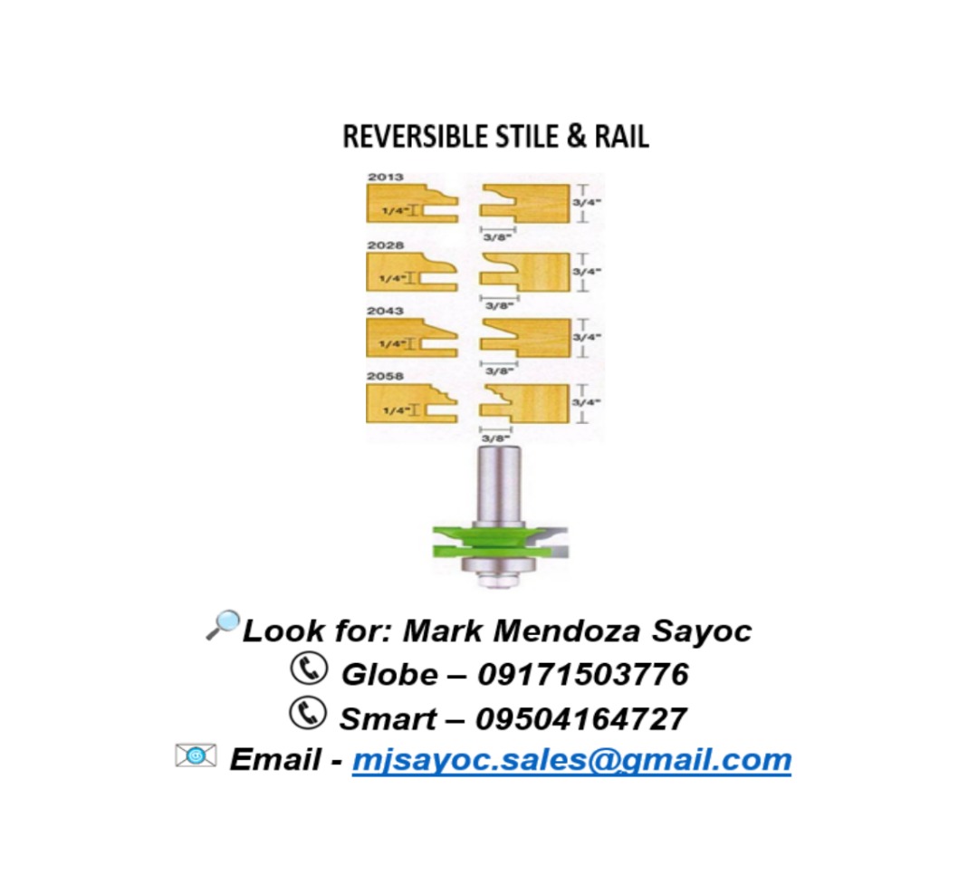 REVERSIBLE STILE & RAIL with Bearing, Commercial & Industrial ...