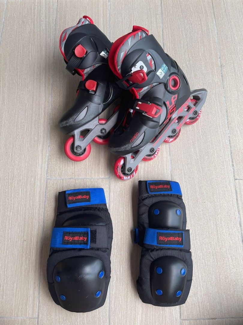 Roller blade +guard (1 set), Sports Equipment, Sports & Games, Skates ...