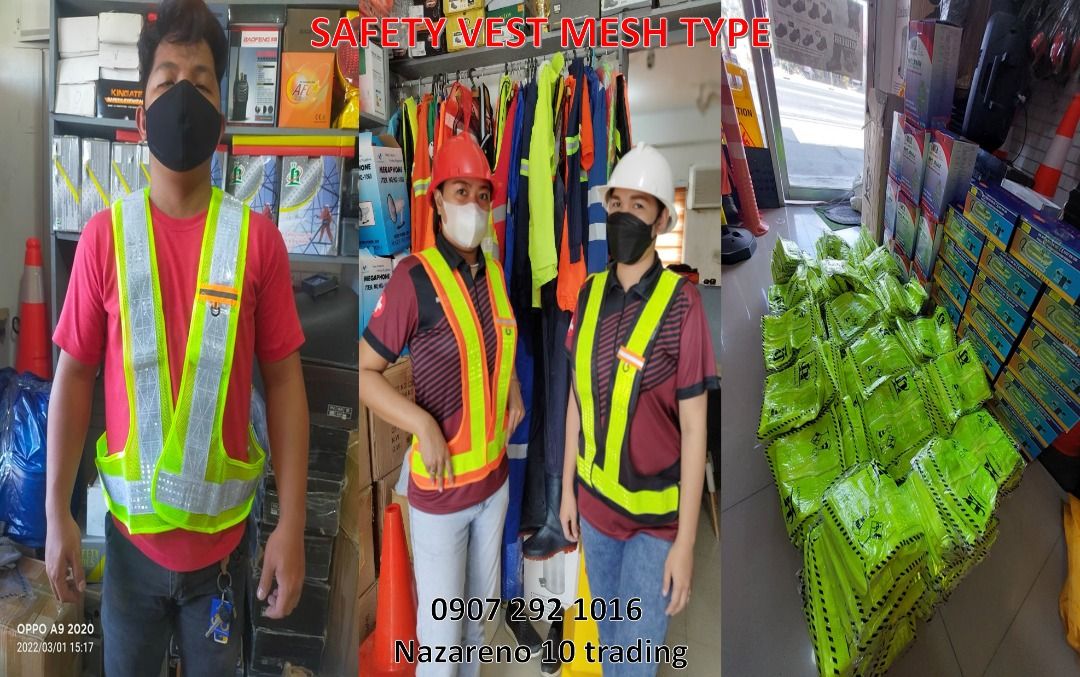 Safety vest with reflector mesh type 173, Commercial & Industrial ...