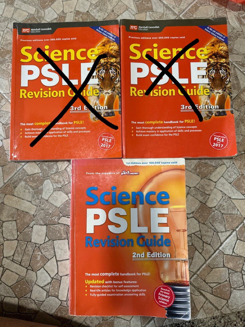 Science PSLE Revision Guides - 2nd and 3rd Edition, Hobbies & Toys ...