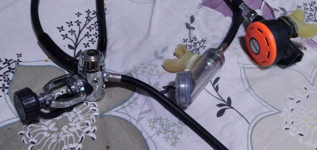 Scuba Dive Regulator complete Oceanic Omega with mini spg gauge octo ...