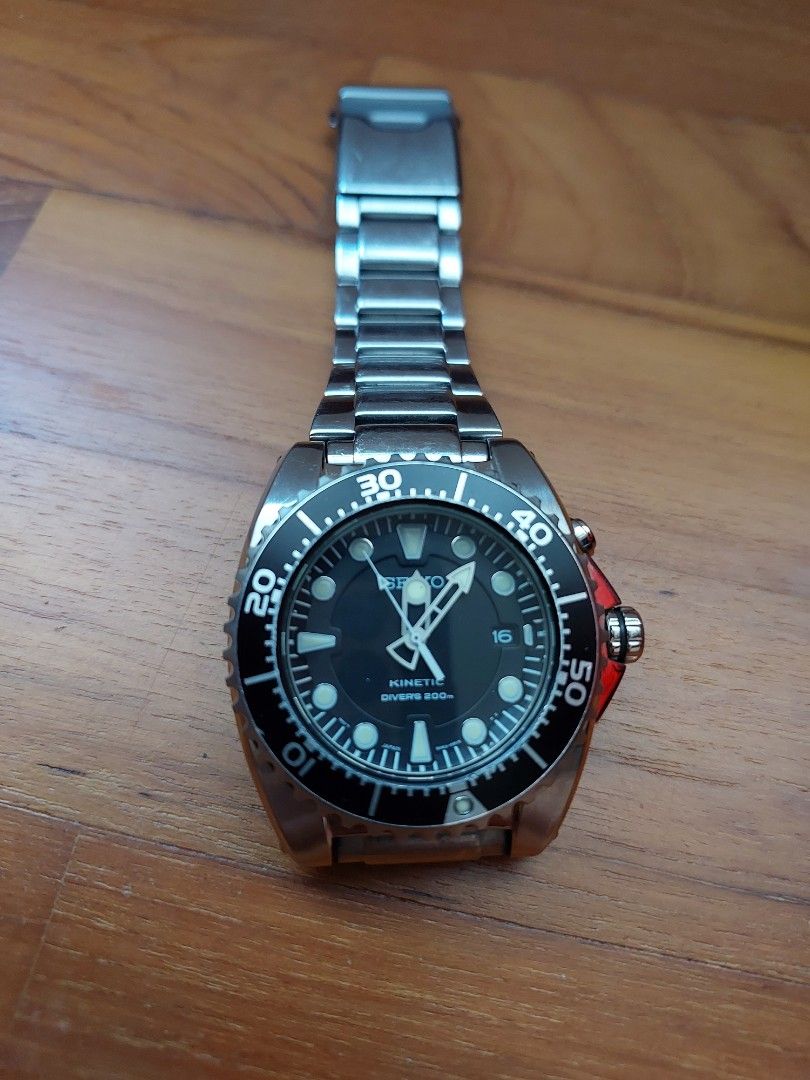 Seiko Scuba 5M62-0BL0 Diver Watch 200m, Men's Fashion, Watches ...