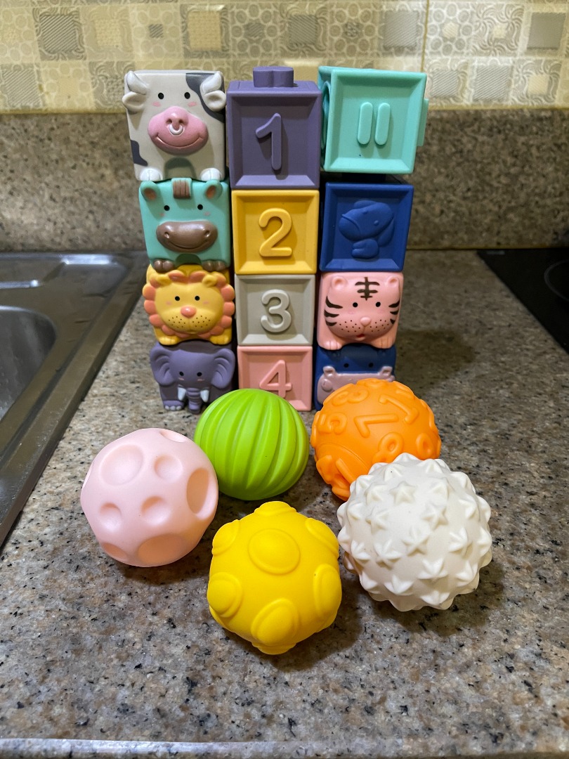 Sensory Balls and Blocks, Babies & Kids, Infant Playtime on Carousell