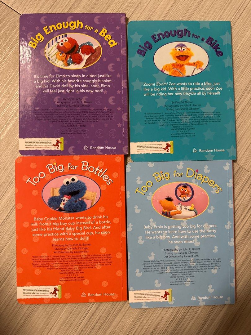 Sesame Street my growing up library set, Hobbies & Toys, Books ...