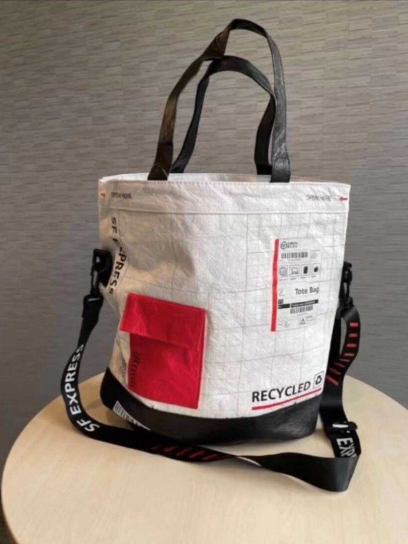 Sf Express Tyvek Totebag, Men's Fashion, Bags, Sling Bags on Carousell