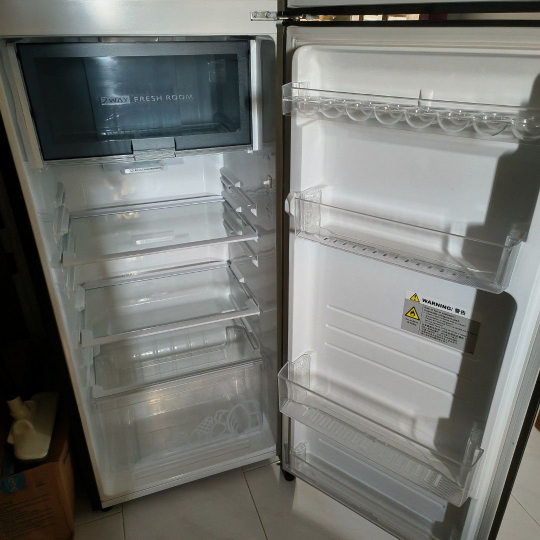 Sharp Two Door Fridge 254L, TV & Home Appliances, Kitchen Appliances ...
