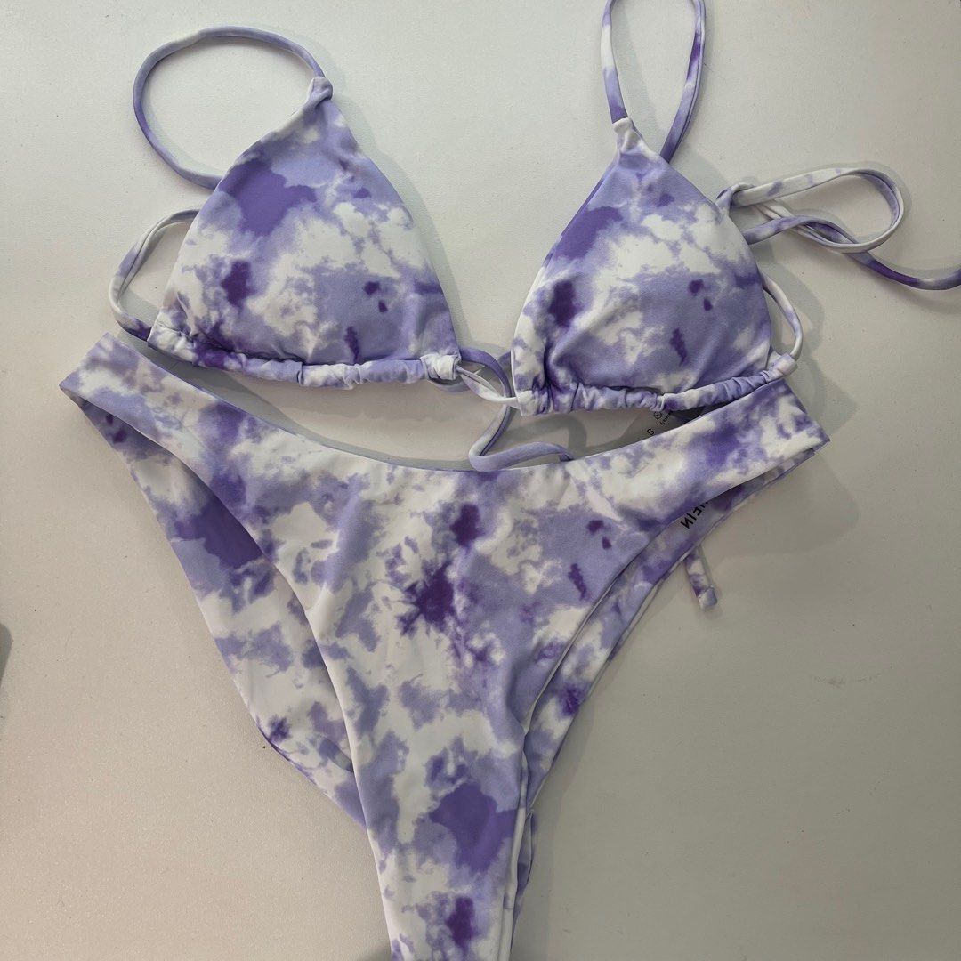 Shein 3 pc bikini set wt sarong, Women's Fashion, Swimwear, Bikinis ...