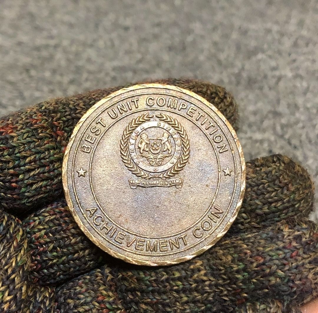 Singapore Army (Tentera Singapura) Achievement Coin, Hobbies & Toys ...