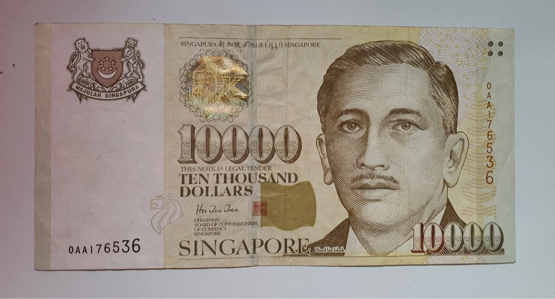 Singapore Note $10000, Hobbies & Toys, Memorabilia & Collectibles ...