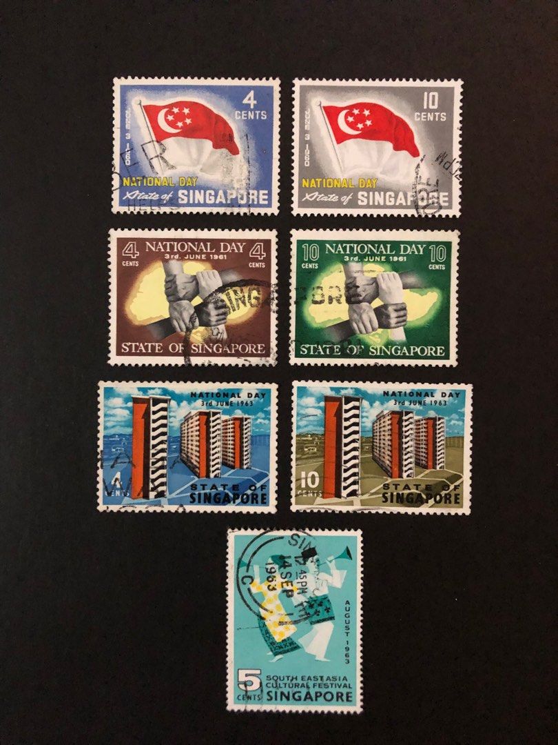 Singapore stamps 60-63, Hobbies & Toys, Memorabilia & Collectibles, Stamps & Prints on Carousell