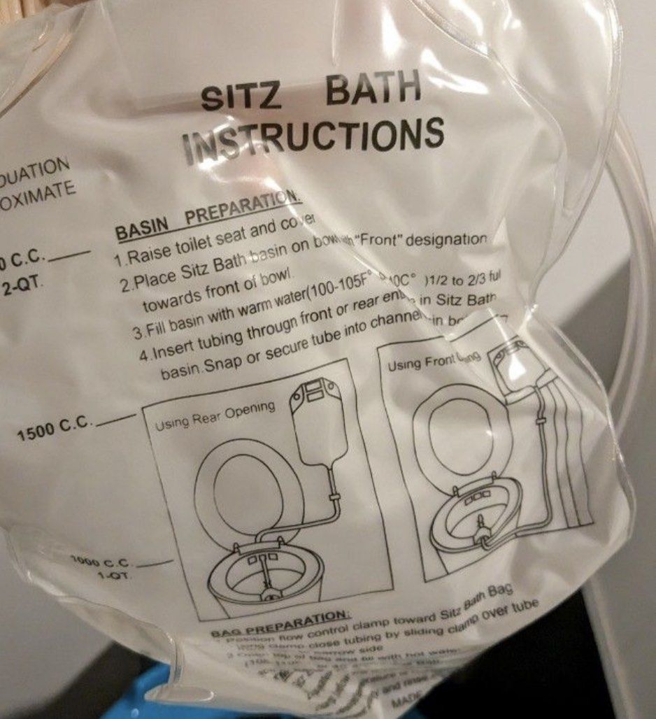 Sitz Bath with Spray, Babies & Kids, Maternity Care on Carousell