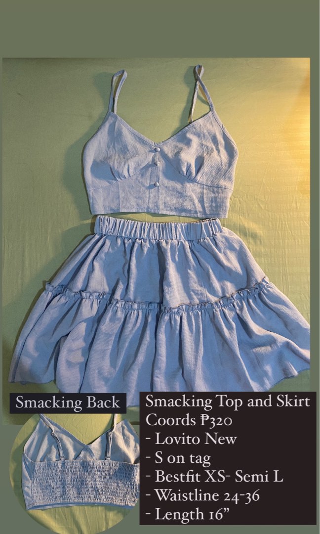 Smacking Top and Skirt Coords, Women's Fashion, Dresses & Sets, Sets or ...