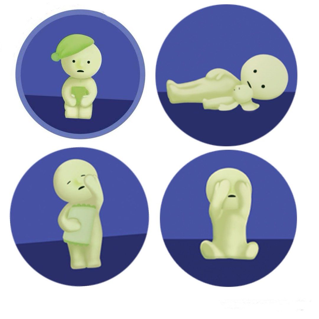 Smiski Relaxing Cuddle Sleepy Crying Bed Series, Hobbies & Toys, Toys ...