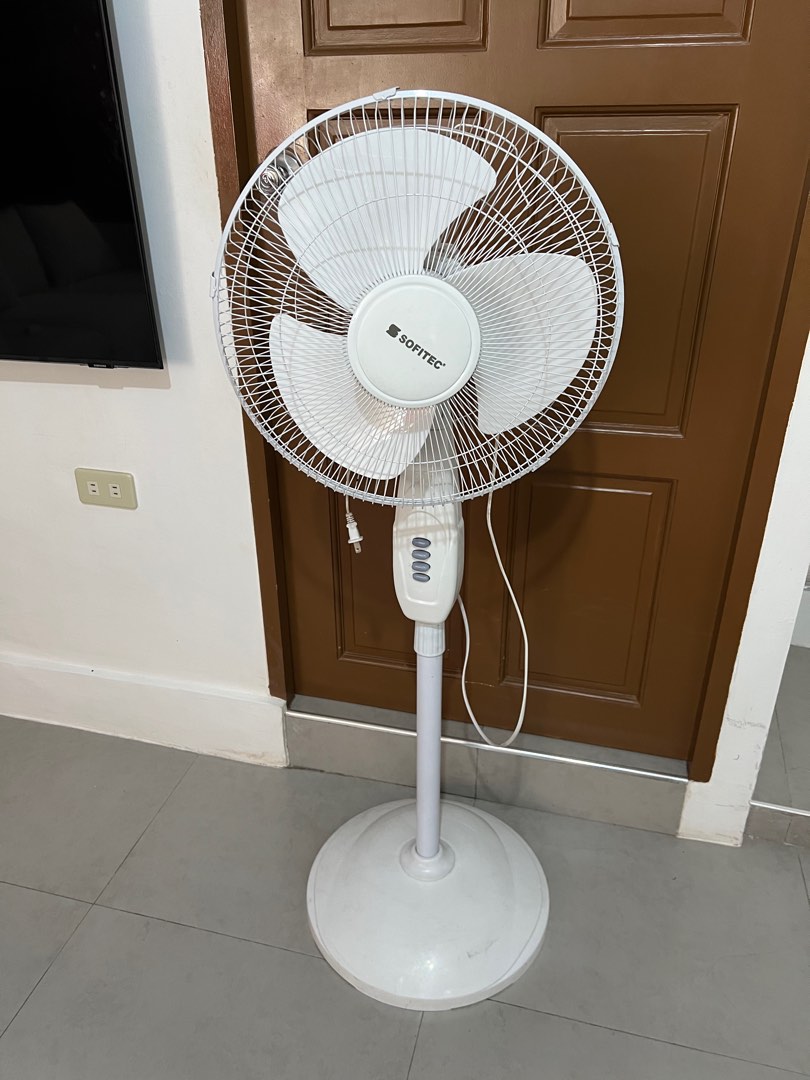 Sofitec white fan, Furniture & Home Living, Lighting & Fans, Fans on ...