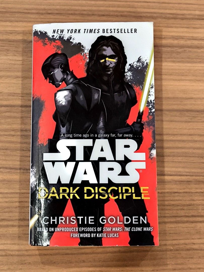 Star Wars Dark Disciple Book By Christie Golden, Hobbies & Toys, Books ...