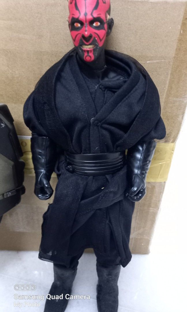 Star Wars Darth Maul & Bloodfin Sith Speeder 1/6 Hasbro, Hobbies & Toys ...