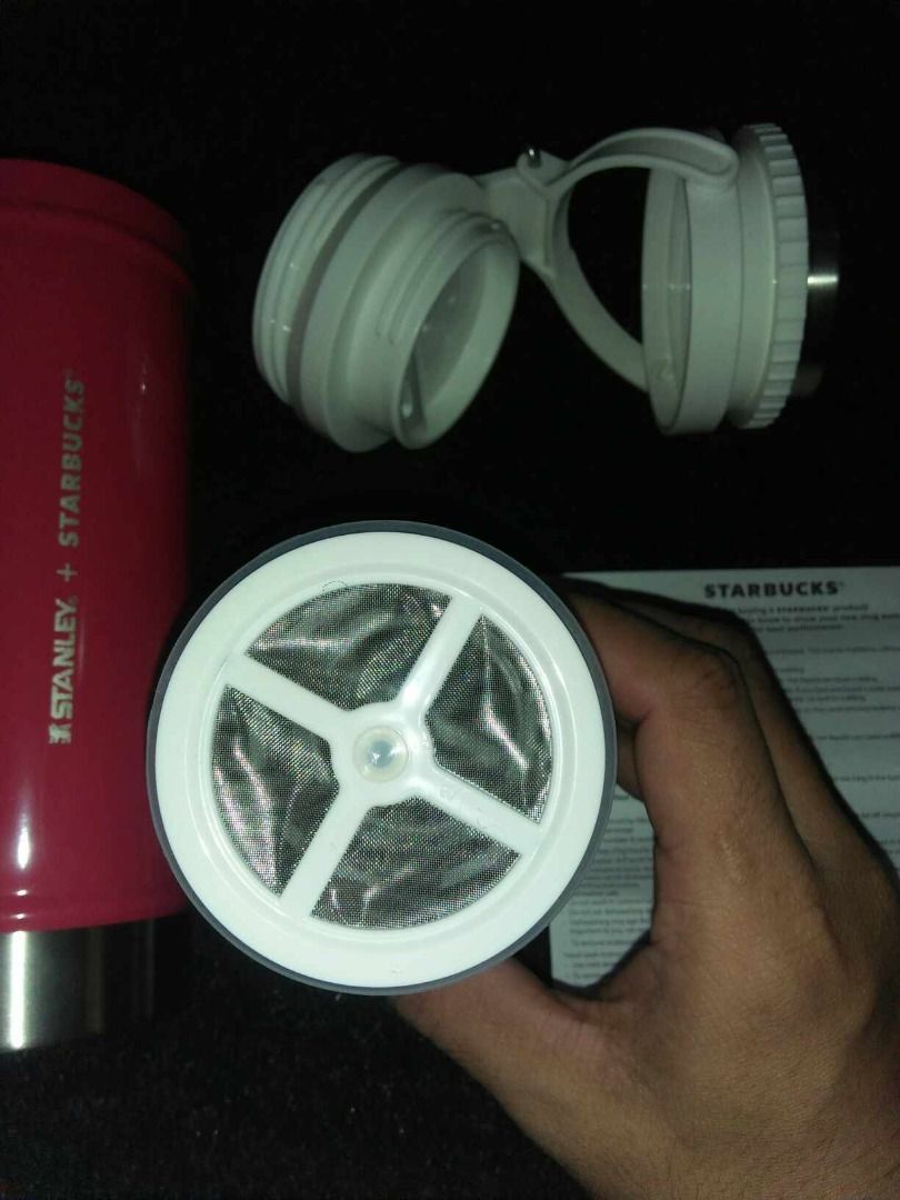 Starbucks x Stanley 16oz Stainless Steel Tumbler Dingo Berry, Furniture ...