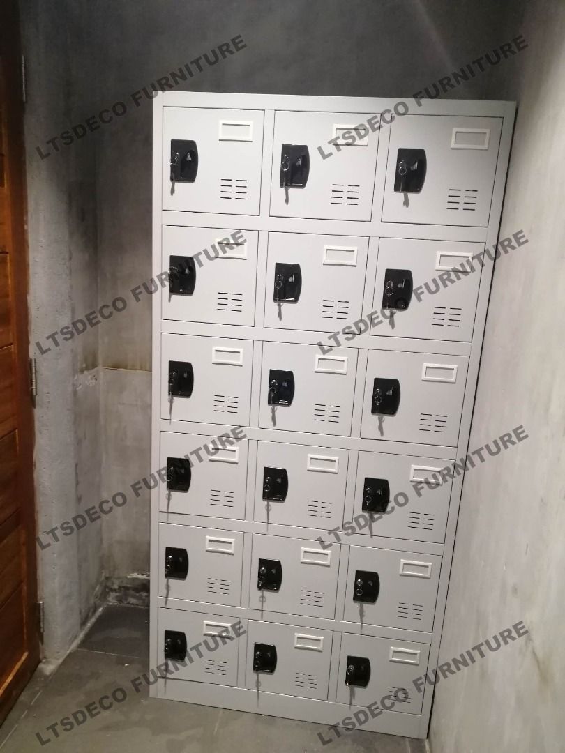 STEEL LOCKER OFFICE PARTITION, Furniture & Home Living, Office ...