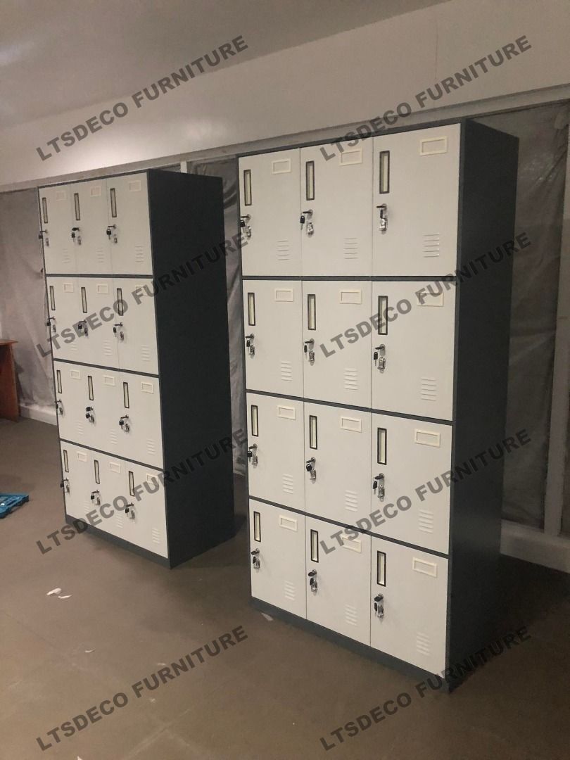 STEEL LOCKER OFFICE PARTITION, Furniture & Home Living, Office ...