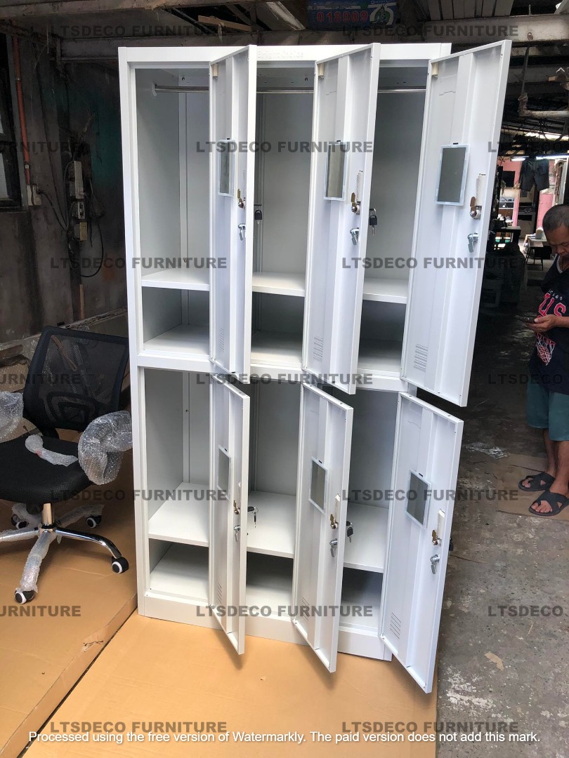 STEEL LOCKER OFFICE PARTITION, Furniture & Home Living, Office ...