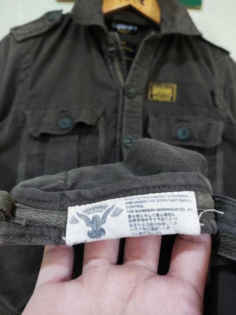 Super Dry Rookie Military Jacket 7605, Men's Fashion, Coats, Jackets ...