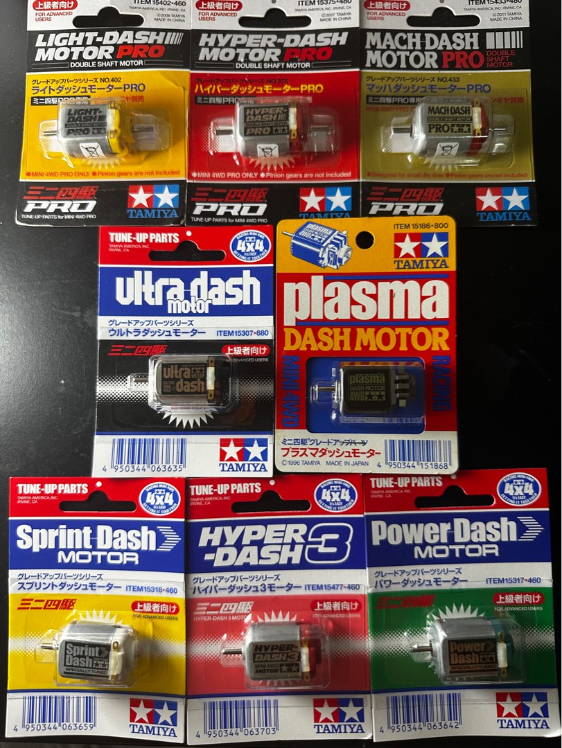 Tamiya Mini 4WD Motors, Hobbies & Toys, Toys & Games on Carousell
