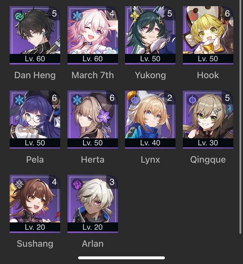 Honkai Star Rail E6 Kafka TBL 68 Semi-Whale Account With 10 5 ...