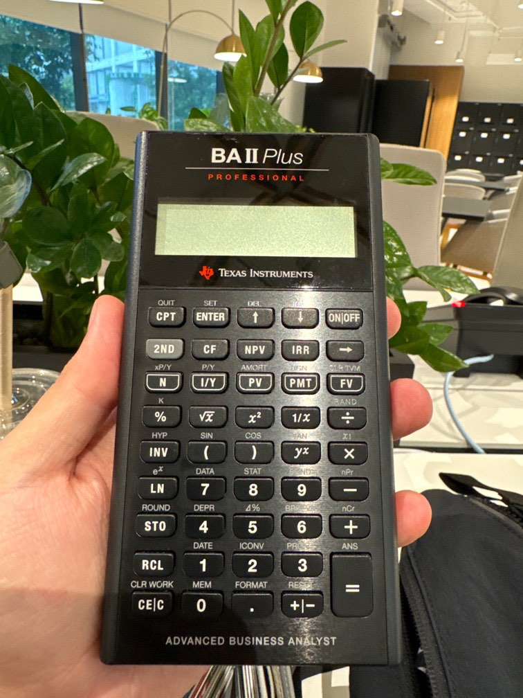 Texas Instruments BA II Plus Professional Calculator, Computers & Tech ...