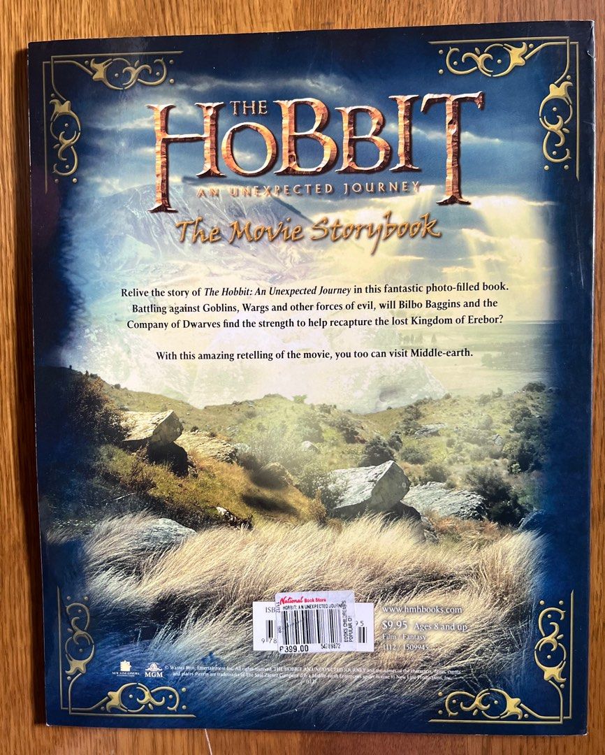 The Hobbit An Unexpected Journey - The Movie Storybook, Hobbies & Toys ...