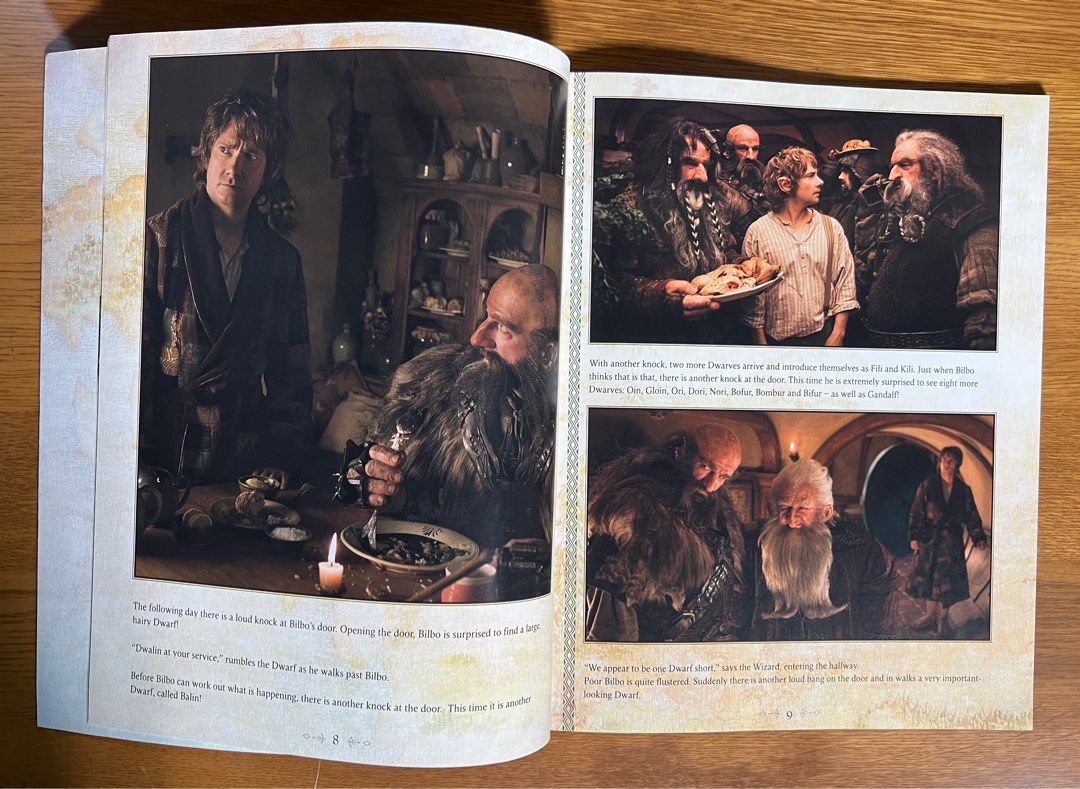 The Hobbit An Unexpected Journey - The Movie Storybook, Hobbies & Toys ...