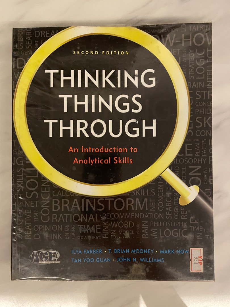Thinking Things Through: An Introduction to Analytical Skills, Hobbies & Toys, Books & Magazines ...