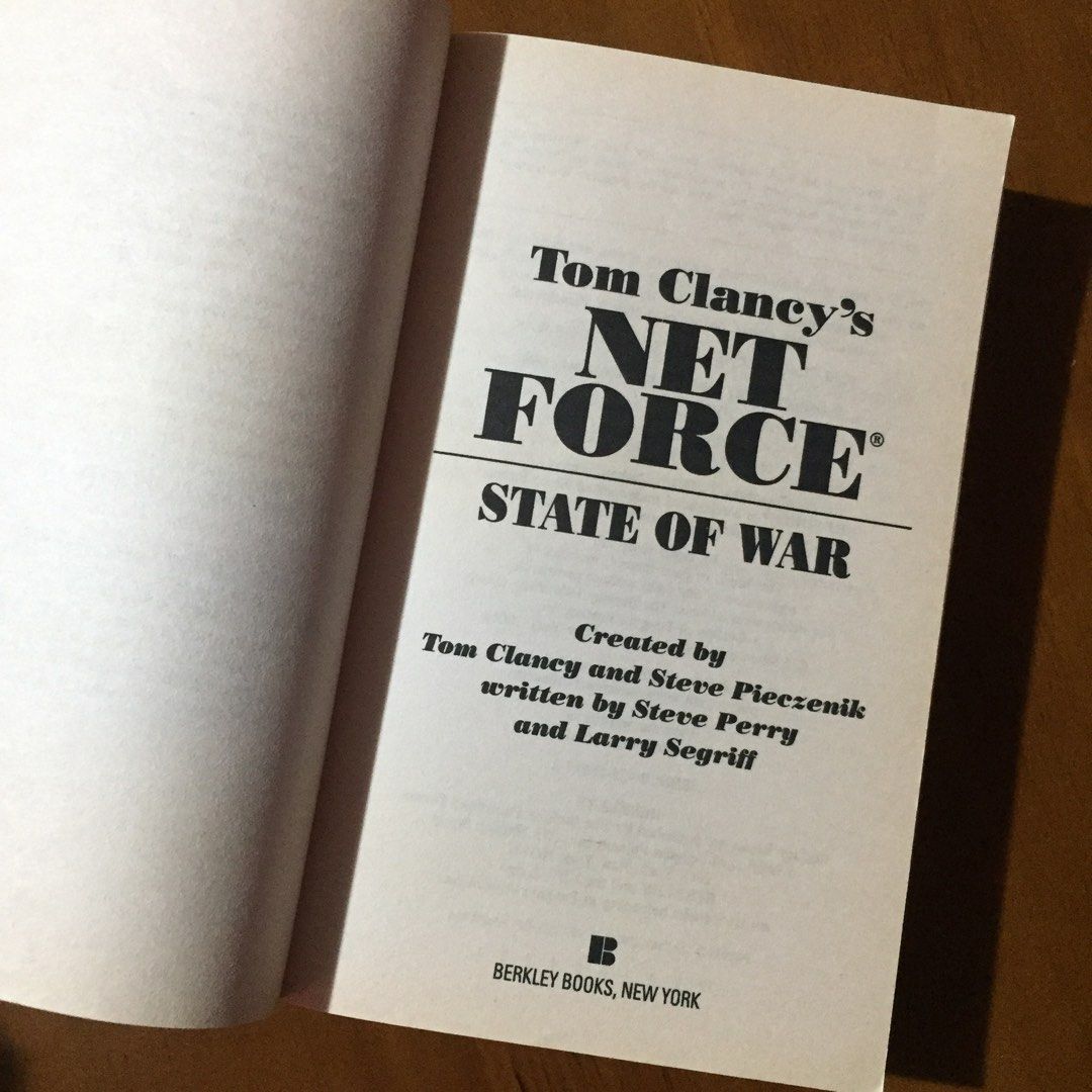Tom Clancy’s Net Force: Star of War Written by Steve Perry and Larry ...